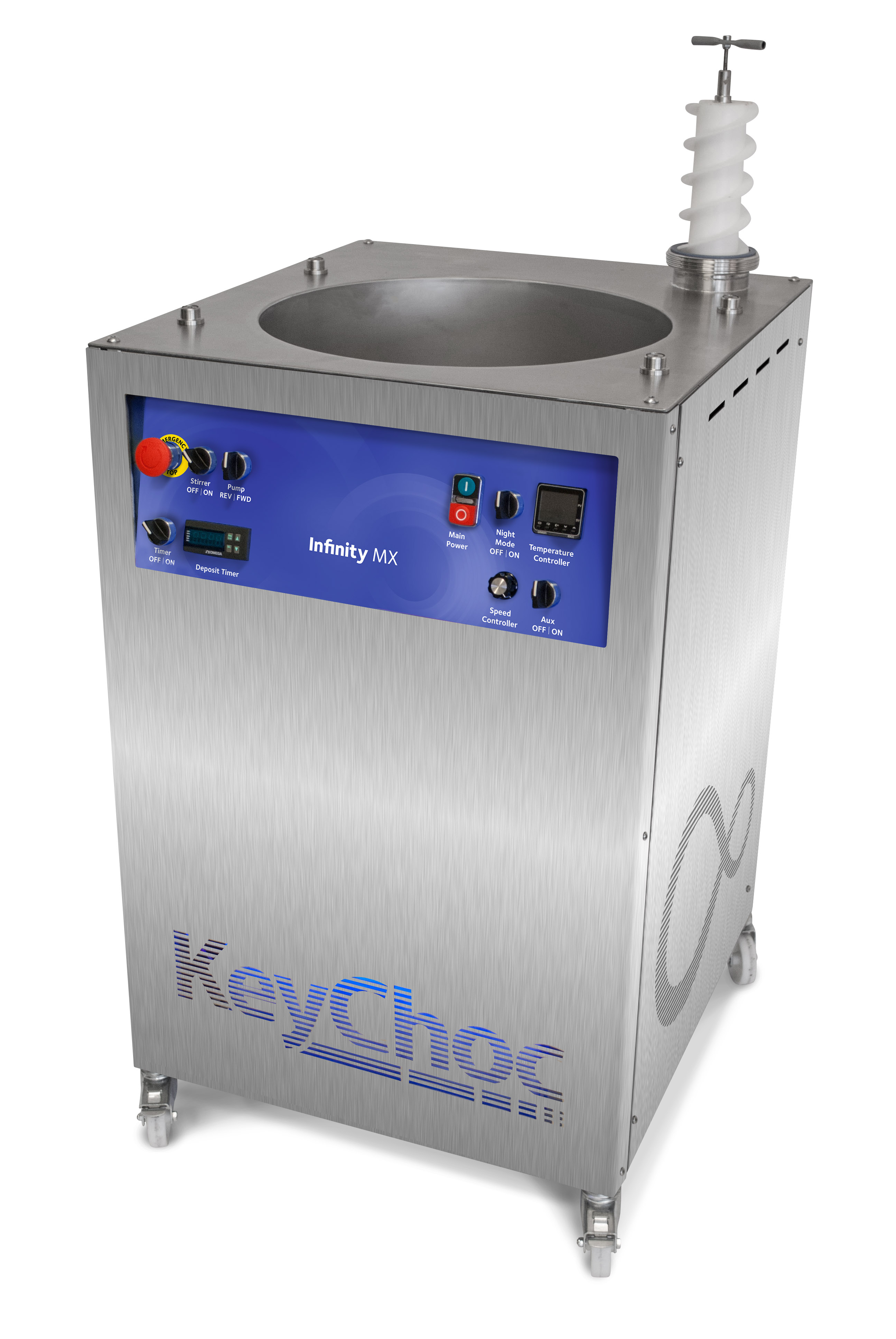 INFINITY MX Chocolate Tempering Machine for Inclusions - KeyChoc