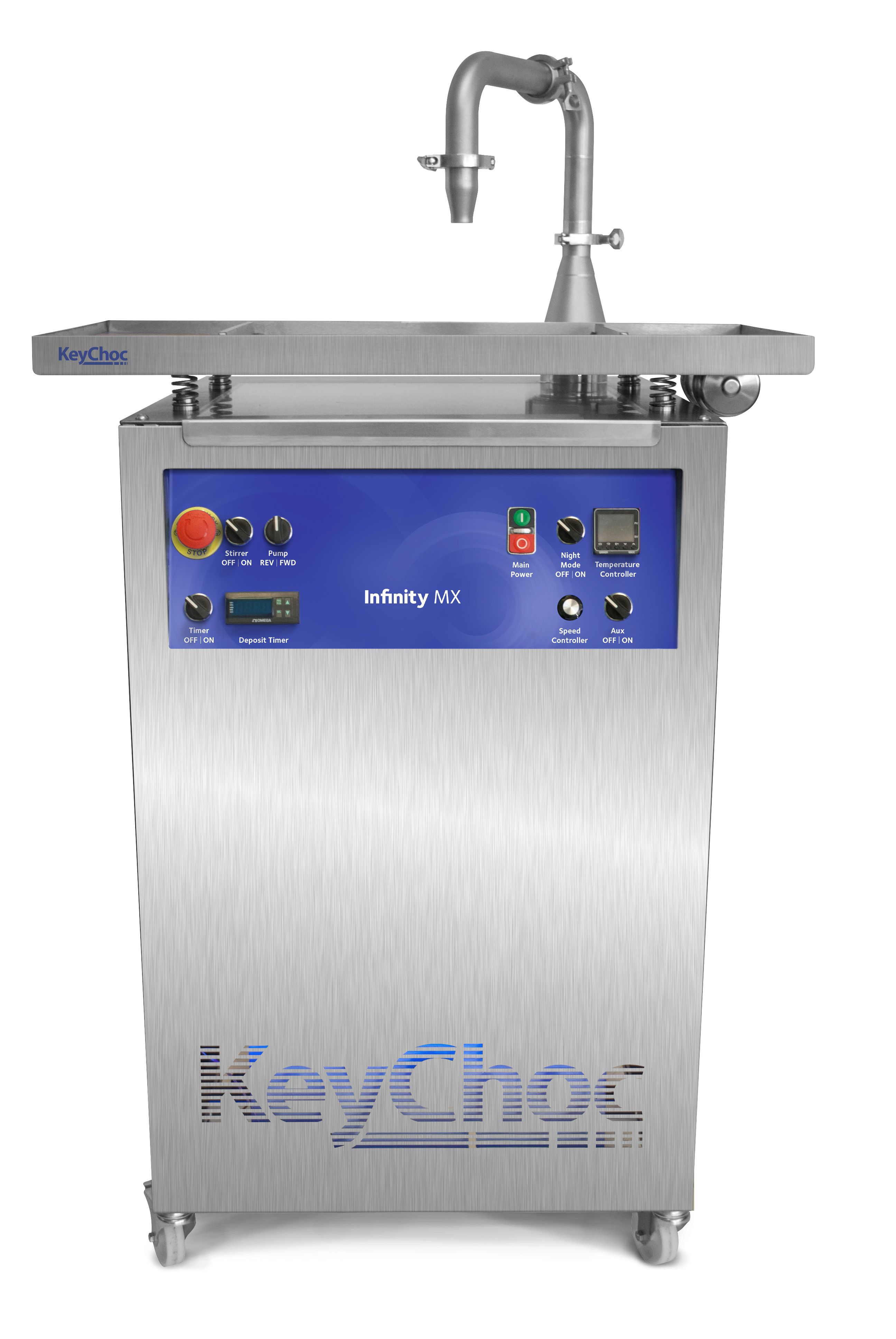 INFINITY MX Chocolate Tempering Machine for Inclusions - KeyChoc
