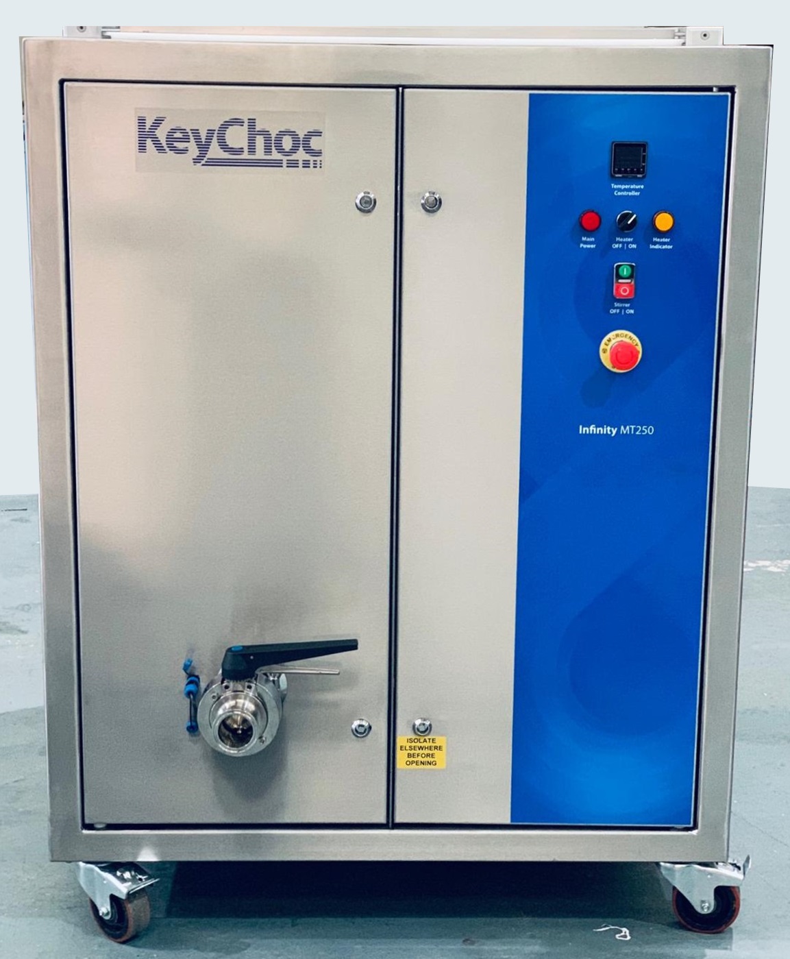 Infinity MT250 Chocolate Melting Tank | KeyChoc Ltd