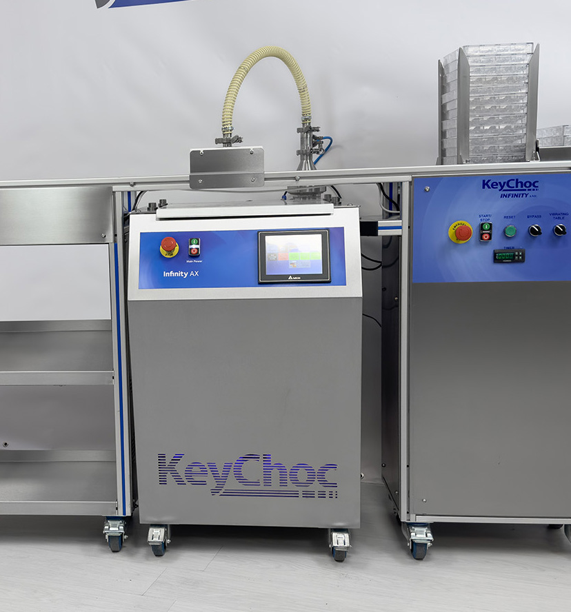 INFINITY AML-1 Automatic Solid Chocolate Moulding Line | KeyChoc Ltd